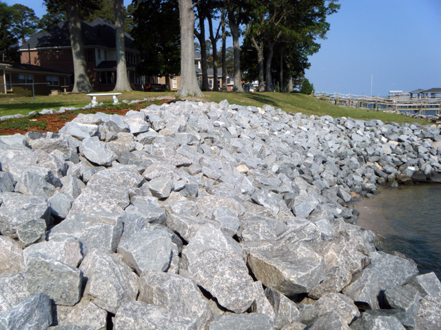 Riprap | Shore erosion control | Hodges & Hodges